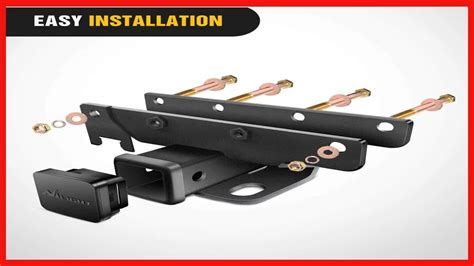Nilight Inch Rear Bumper Tow Trailer Hitch Receiver Kit Compatible