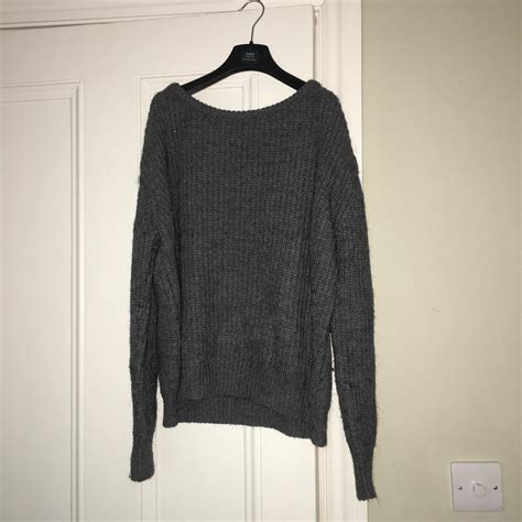 Brandy Melville Women S Grey Jumper Depop