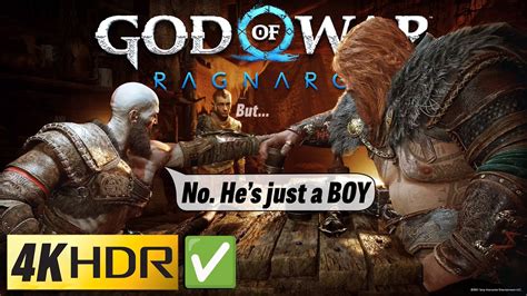 God of War Ragnarök First 20 Minutes 4K60 REAL HDR PS5 God of War