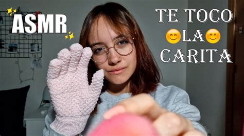 ASMR TOCANDO TU CARITA Hasta que te Duermas ASMR en Español YouTube