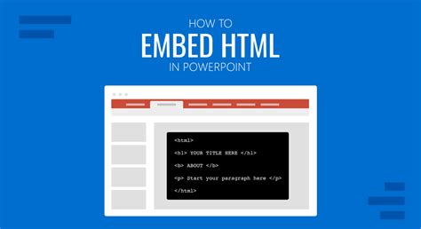 how to embed html in powerpoint