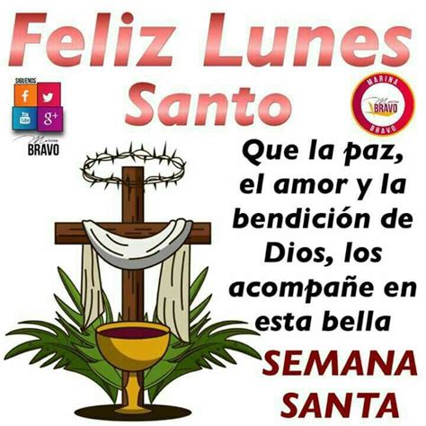 Lunes Santo Saints Christ Happy Monday Peace Celebrations Thoughts
