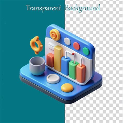 Premium PSD Charts And Graph Icon Analysis Business Financial Data