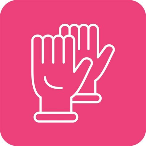 La Imagen Vectorial Del Icono De Los Guantes Se Puede Utilizar Para La