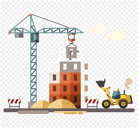 手绘卡通建筑工地PNG图片素材下载 图片编号7806902 PNG素材网