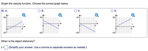 solved suppose the position of an object moving horizontally