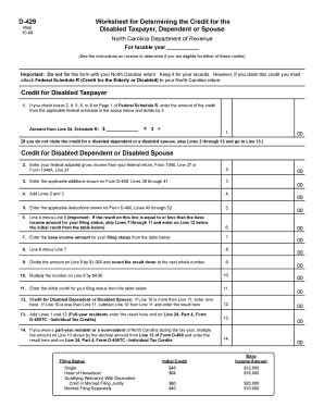 Fillable Online Dor State Nc Forward North Carolina Department Of
