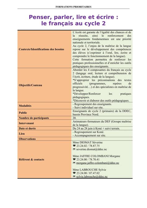 Penser Parler Lire Et Crire Le Fran Ais Au Cycle Apep