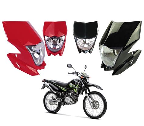 Frente Farol Completa Bloco Ótico Carenagem Frontal Pintada Yamaha