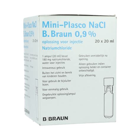 Braun Mini Plasco NaCl 0 9 20 X 20 Ml PharmaMarket