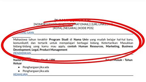 Sering Dilirik HRD Cara Membuat CV Ini Simpel Dan Lengkap