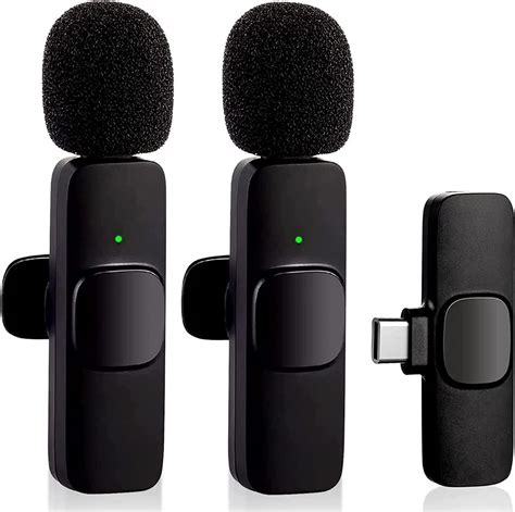 Kit 2 Microfone De Lapela Sem Fio Wireless Um Receptor Profissional