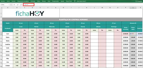 Plantilla Excel Para Control De Horas Trabajadas Gratis CLOUD HOT GIRL