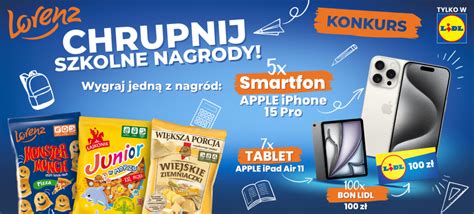 Konkurs Chrupnij Szkolne Nagrody Lidl E Konkursy Info