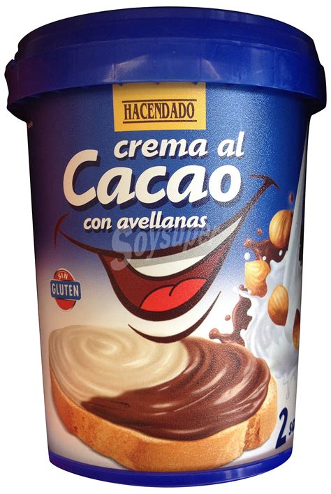 Hacendado Crema Cacao Sabores Bote G