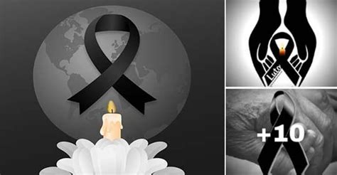 Mo Os De Luto Con Una Velita En Memoria De Todos Los Que Partieron