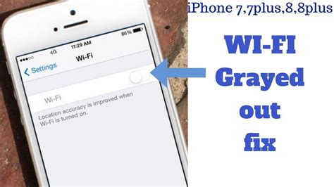 How To Fix Grayed Out Wi Fi On An IPhone