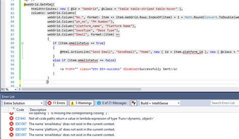 hide show buttons in webgrid using if else condition in aspnet mvc