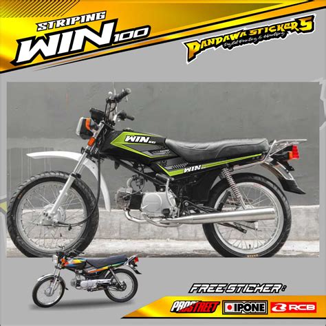 Jual Striping Variasi Honda Win Sticker List Variasi Motor Honda