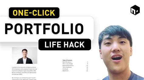 Make Architecture Portfolio In Minutes Portfolio Generator Beta