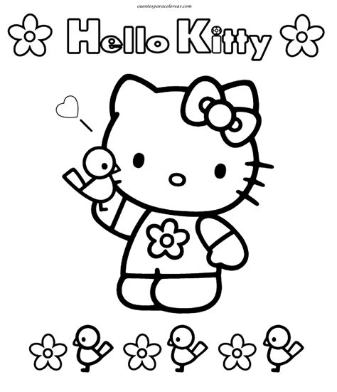 Dibujos Para Colorear E Imprimir Dibujos De Hello Kitty Para Colorear Y Pintar Para Niños