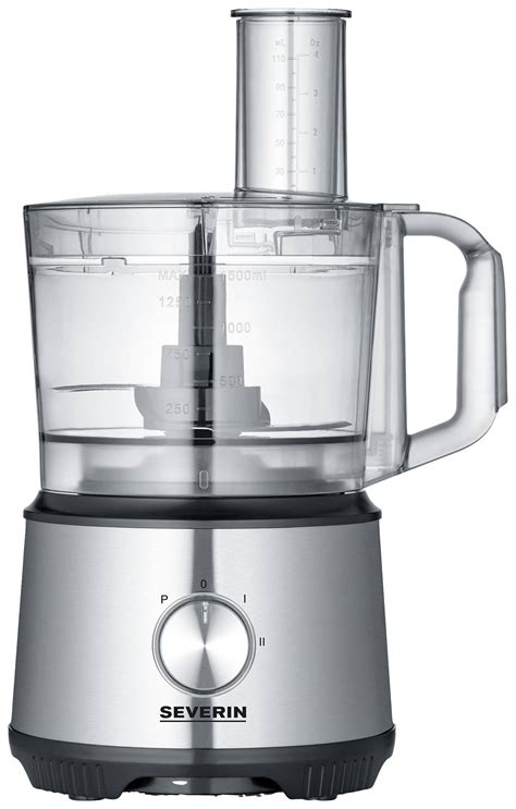 Severin KM 3892 Food Processor 1200 W Silver Black Conrad