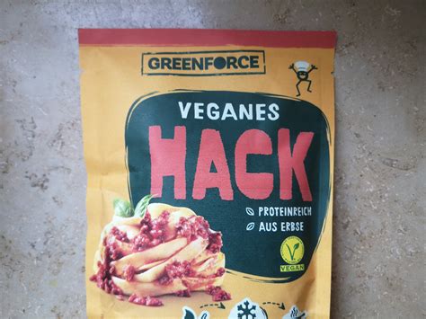 Greenforce Veganes Hack Kalorien Neue Produkte Fddb