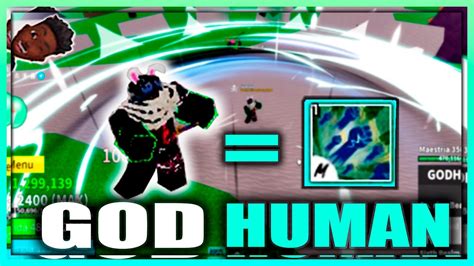 Como PeGAR O SUPER HUMANO V2 GOD HUMAN No Blox Fruits YouTube