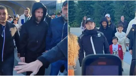 Messi Fue A Euro Disney Con Su Familia Quiso Camuflarse Lo