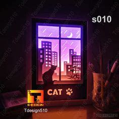 Paperzonevn Paper Cut Light Box Pattern Free