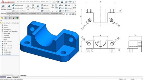 Solidworks Tutorial For Beginners Exercise Youtube