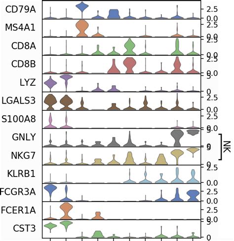Stacked Violin Plot For Visualizing Single Cell Data In Seurat Chatomics