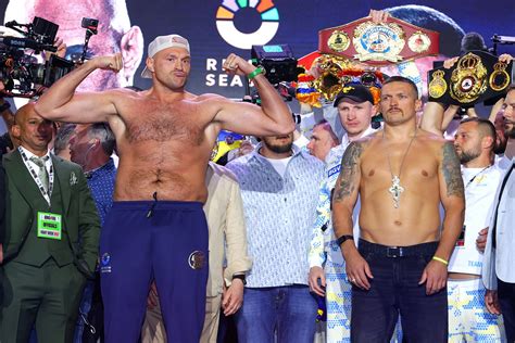 Usyk V Fury Post Fight Tyson Fury Usyk Knockdowns