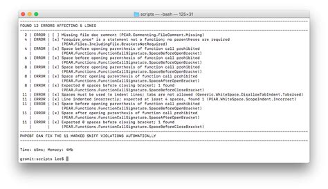 codesniffer inspect code only shows 1 warning ides support intellij platform jetbrains