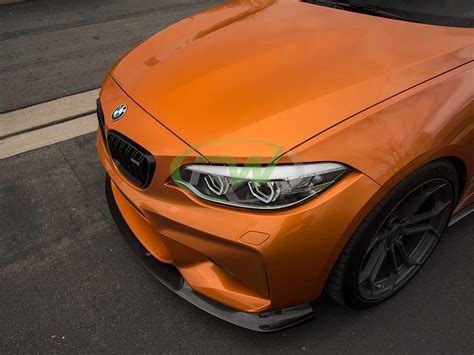 BMW F87 M2 3D Style Carbon Fiber Front Lip Spoiler 2016 2018