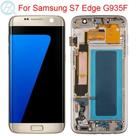 No Defect Lcd For Samsung Galaxy S Edge G F Display With Frame Touch