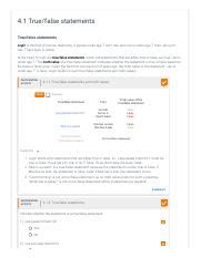 4 1 MTH 216T Quantitative Reasoning II Pdf 4 1 True False