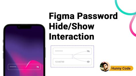Password Hide Show Interaction In Figma Figma Figma Interaction Youtube