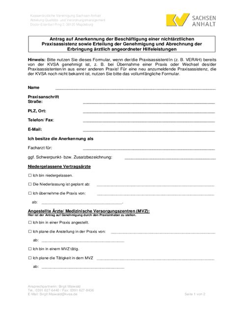 Ausfüllbar Online Antrag auf Anerkennung der Beschftigung einer Fax