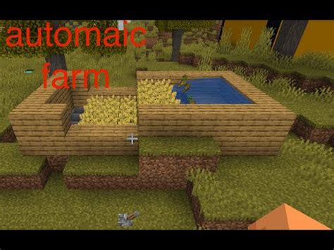 How To Build An Automatic Farm In Minecraft YouTube