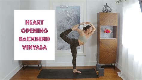 YOGA Heart Opening Backbend Vinyasa 2 3 YouTube