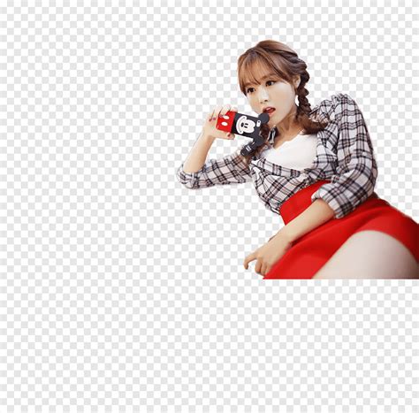 KIM SHIN YEONG 7 RENDER Woman In Grey Top And Red Skirt Png PNGEgg