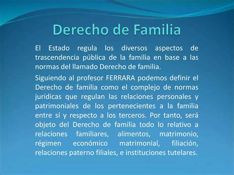 Derecho De Familia PPT