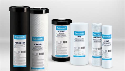 ᐉ Картриджі для магістральних фільтрів Ecosoft