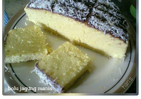 Resep BOLU JAGUNG Manis Kukus Oleh Hannah Cookpad