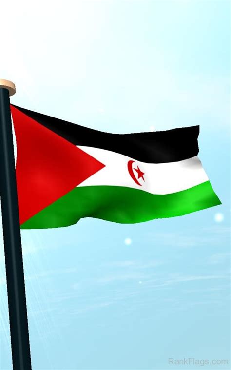 National Flag Of Western Sahara RankFlags Collection Of Flags