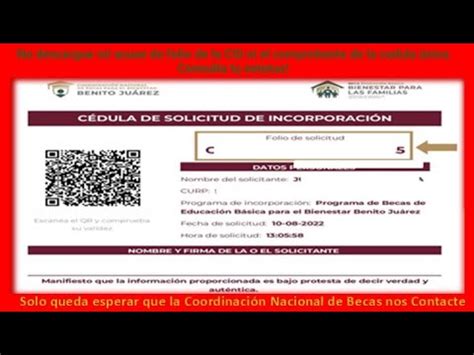 No Descargue Mi Acuse De Folio De La Csi Ni El Comprobante De La Cedula