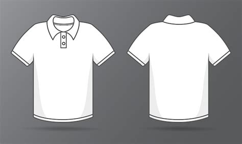 Plantillas frontal y posterior camiseta blanca simple para diseño de