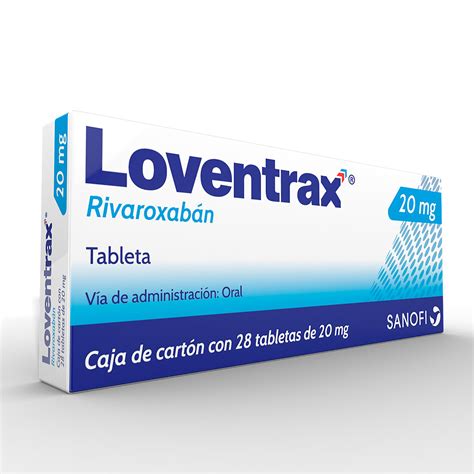Loventrax Rivaroxaban Mg Cardio Farmacia