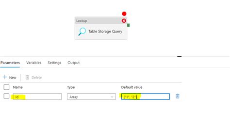 Azure Data Factory Lookup Activity Filtering Azure Table Storage